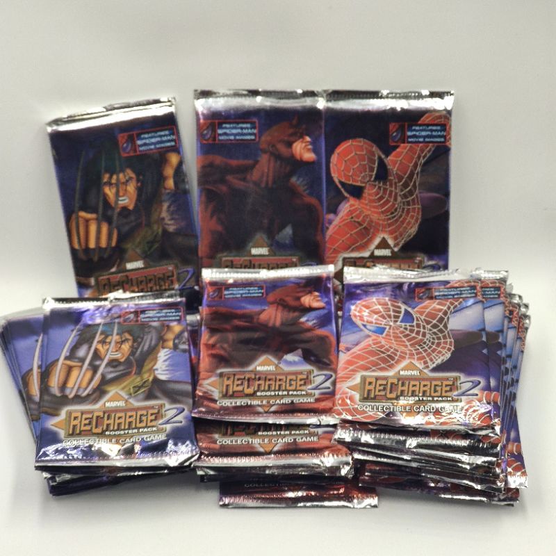 MARVEL RECHARGE 2 COLLECTIBLE CARD GAME - BOOSTER PACK การ์ดเกมสะสม ...