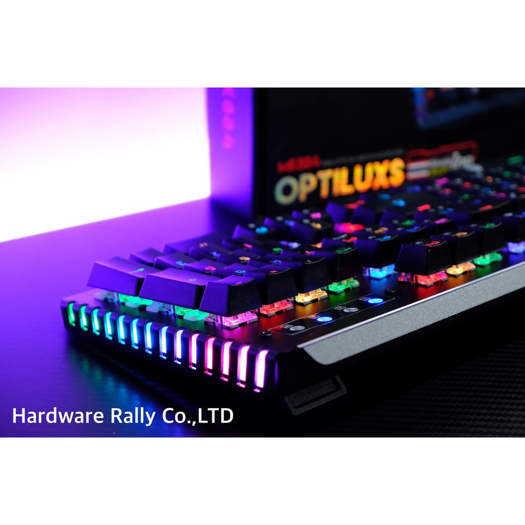 FANTECH MK884 Optiluxs ปรับไฟแบบ RGB ได้ทั้งแป้นพิมพ์และไฟด้านข้าง กัน ...