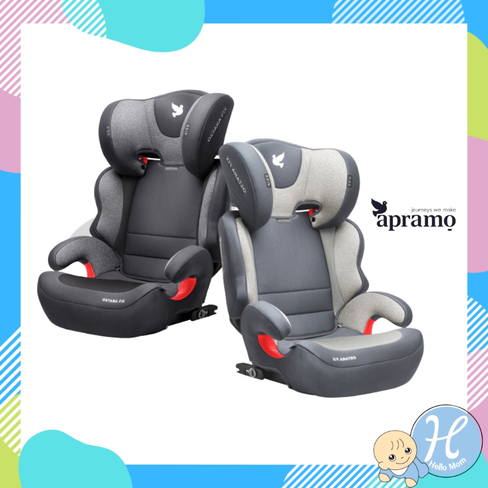 Apramo คาร์ซีทเด็ก สำหรับเด็ก 3 ขวบ ถึง 12 ขวบ Carseat รุ่น Ostara Fix มาตรฐานความปลอดภัยระดับ ...