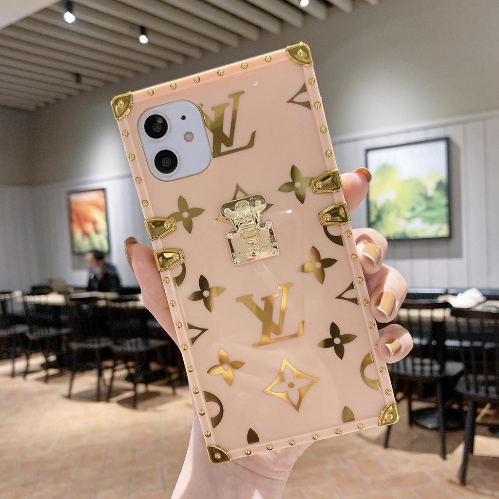 For iPhone 11 Pro Max X XR XS MAX 6 6S 7 8 Plus Fashion Brand Square ...