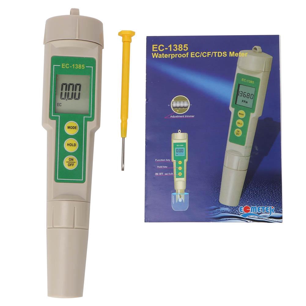 Ready Stock เครื่องวัดค่า PH-1385 PH Meter 3 in 1 EC CF TDS คุณภาพสูง ...
