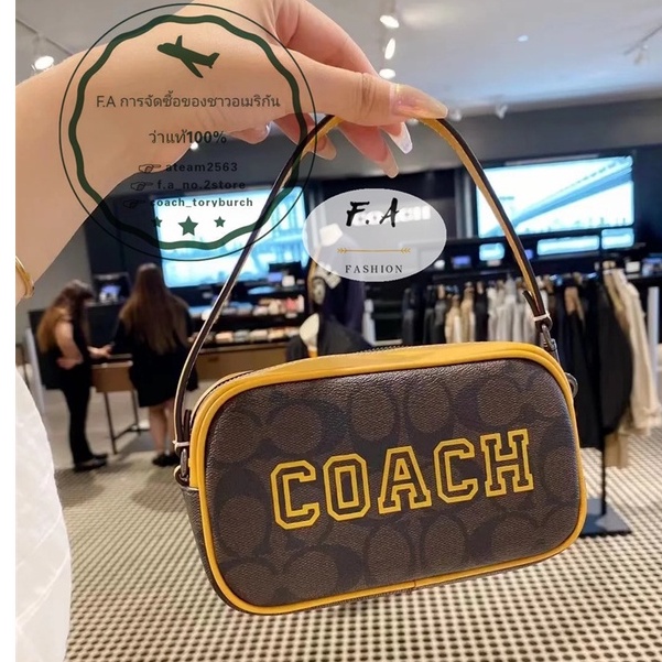 F.A ว่าแท้100 New in August COACH JAMIE กระเป๋ากล้องคล้องมือ กระเป๋าถือ ...