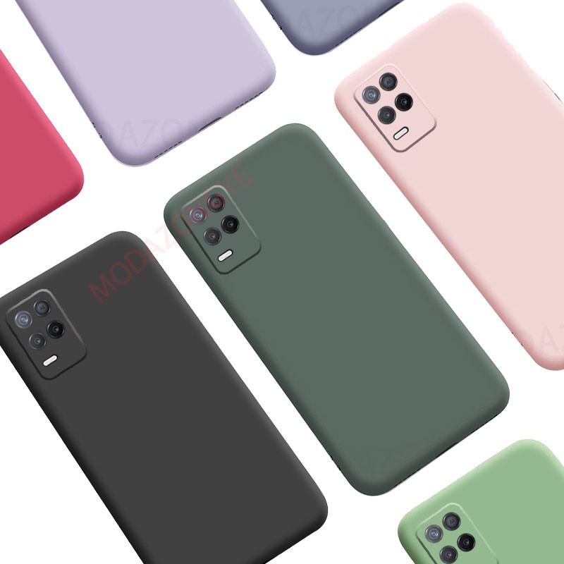 Realme 8 5G เคส Soft Cover Realme 8 5G Realme8 กรณี กรณีซิลิโคน Liquid ...
