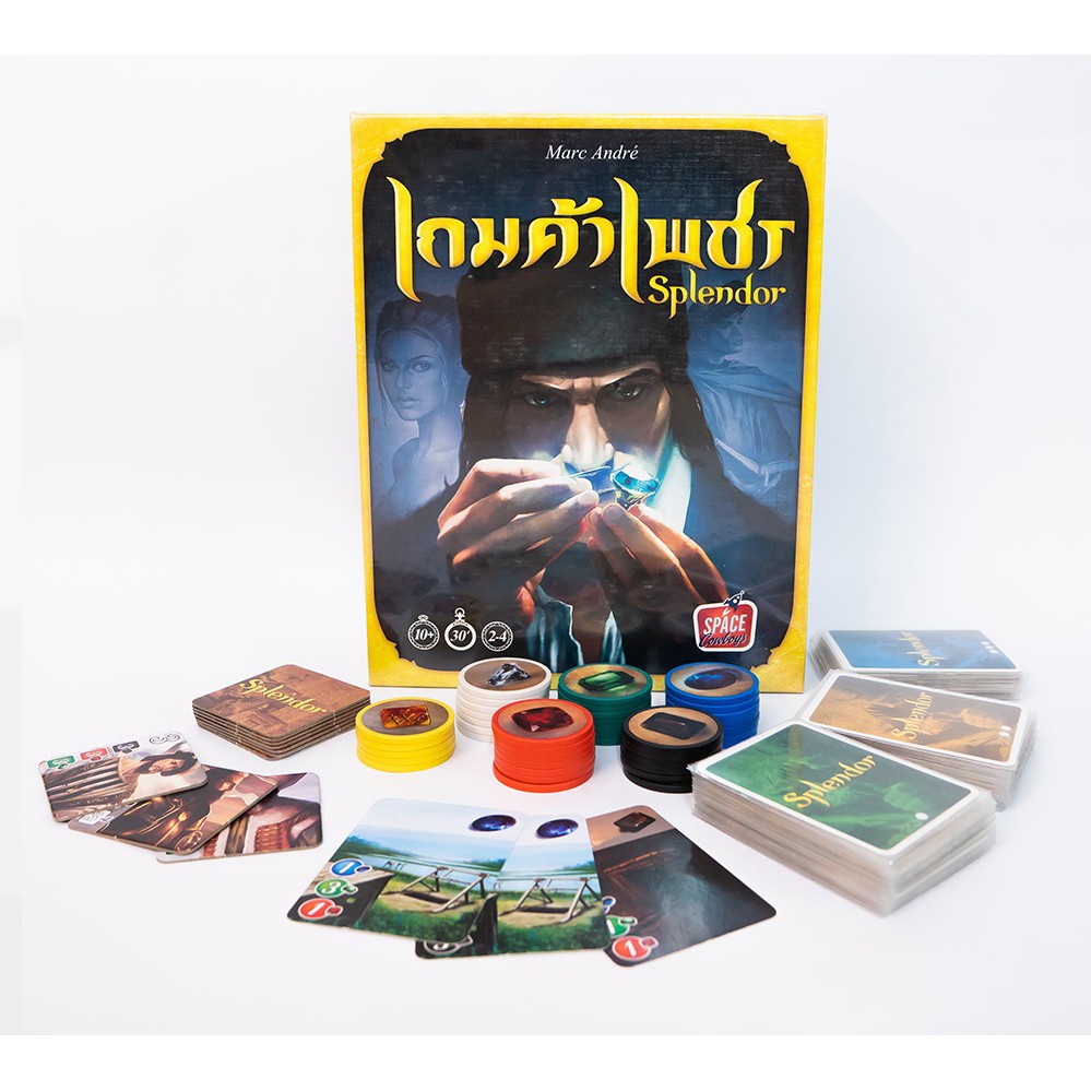 เกมค้าเพชร Splendor - ภาคเสริม Cities of Splendor (TH/EN) บอร์ดเกม ...