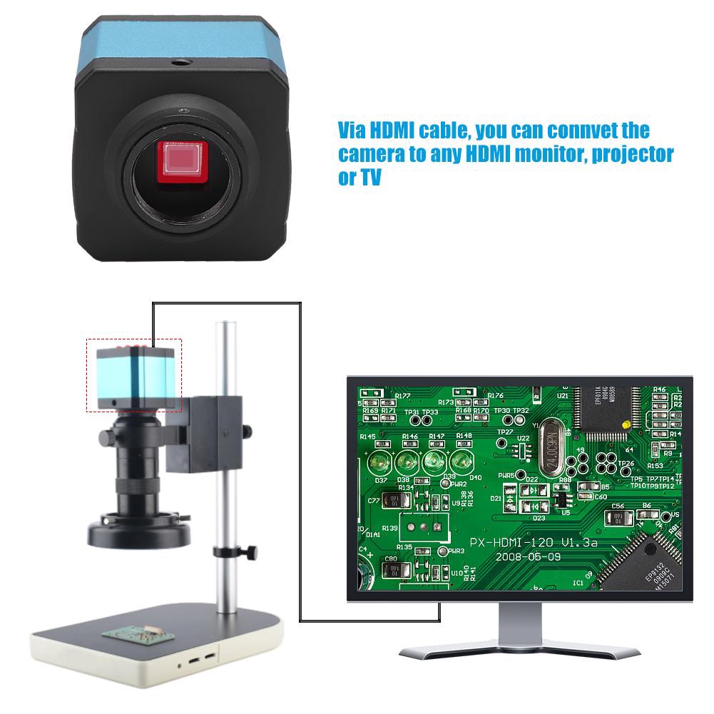 14MP HDMI USB High Definition Industry Video Microscope Camera C-mount ...