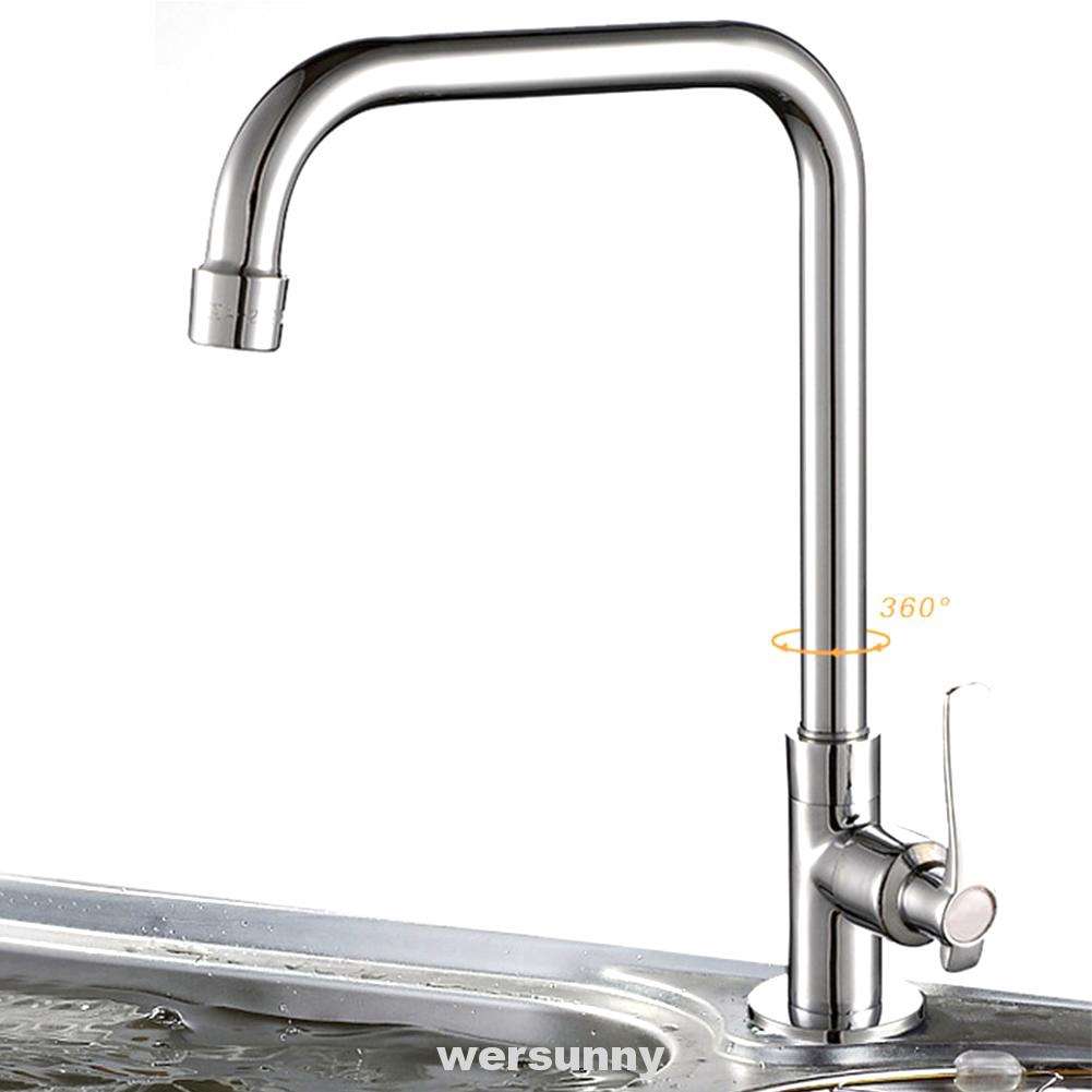 360 Single Hole Mixer Sink Water Tap Basin Kitchen ห้องอาบน้ำ Wash ...