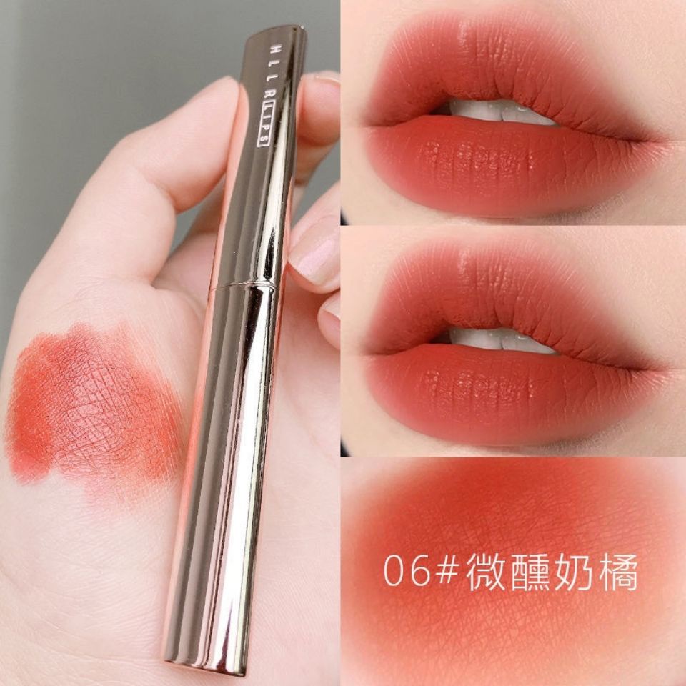 Perfect small thin tube lipstick set box five-piece matte velvet ...