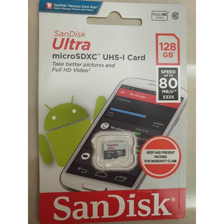 Micro SD Memory Card Ultra Class 10 (80MB 512GB 64GB 128GB256GB ...
