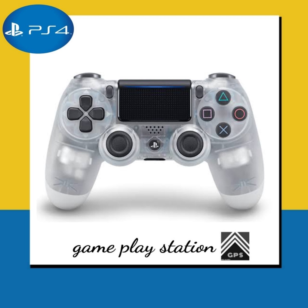 sony ps4 dualshock 4 wireless controller crystal ( สีขาวใส ) | Shopee ...