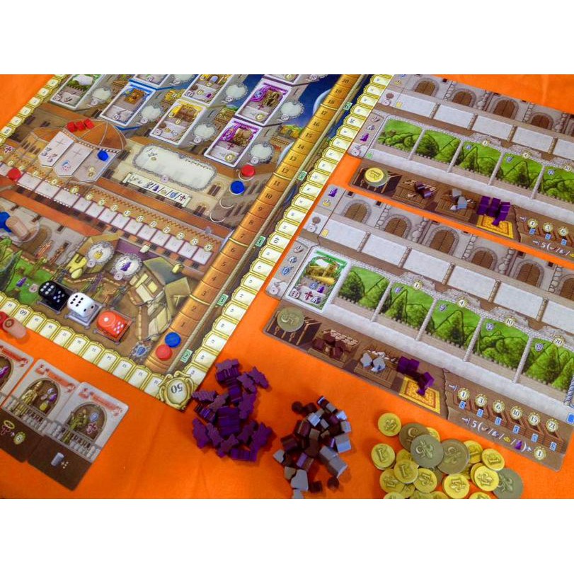Lorenzo il Magnifico Board Game แถมซองใส่การ์ด Vi 96 Do 20 - alisa.gam ...