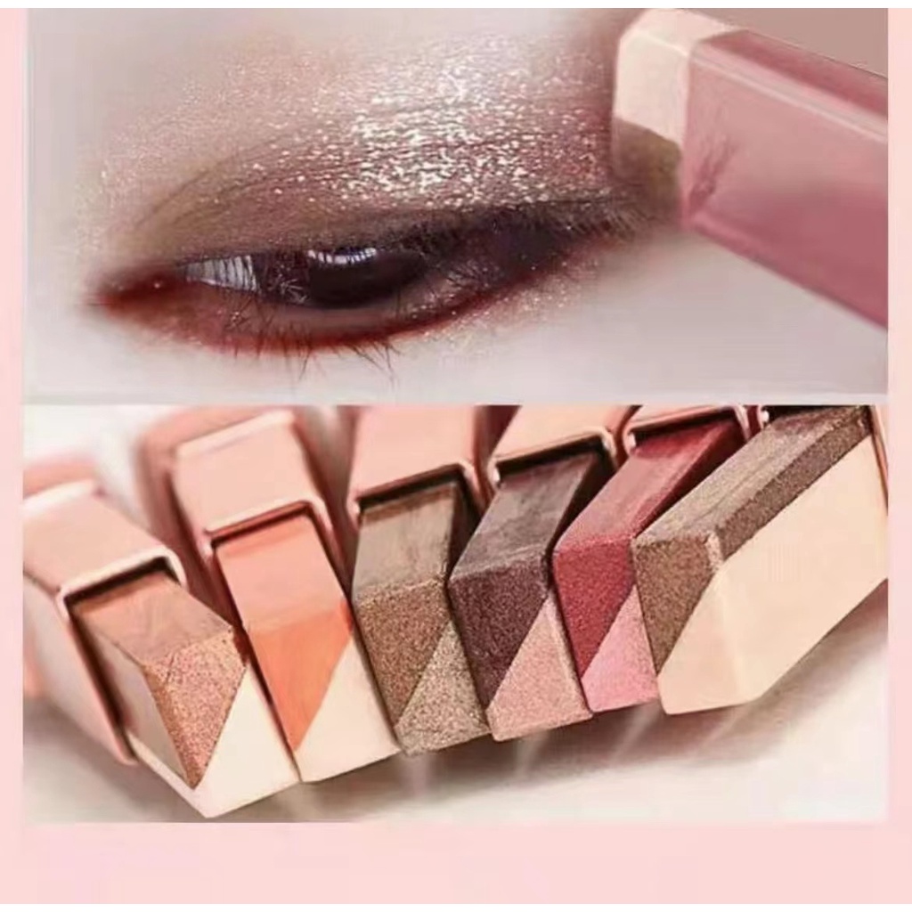 อายแชโดว์ แต่งตาทูโทน แบบแท่งEye Shadow Stick Double Color Gradient ...