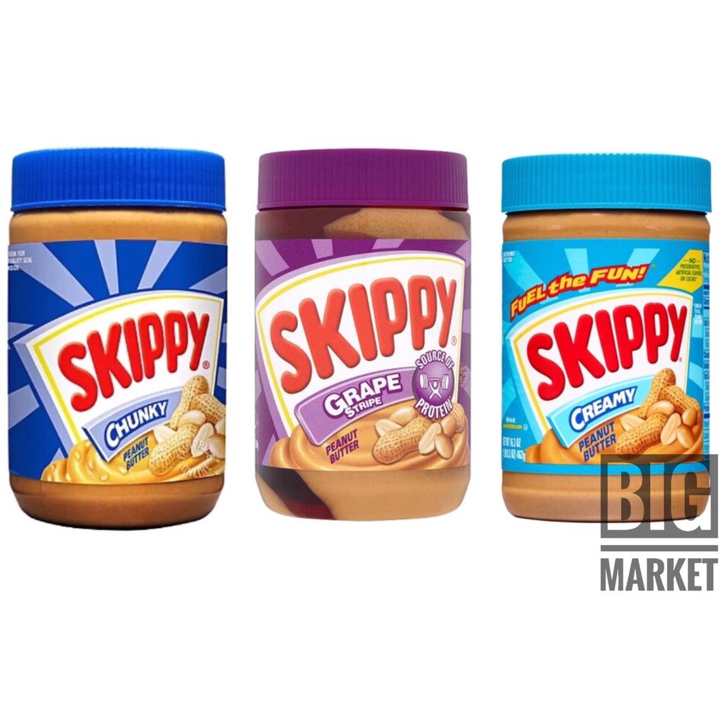 เนยถั่ว skippy มี 2 เเบบ น้ำหนัก 500 กรัม | Shopee Thailand