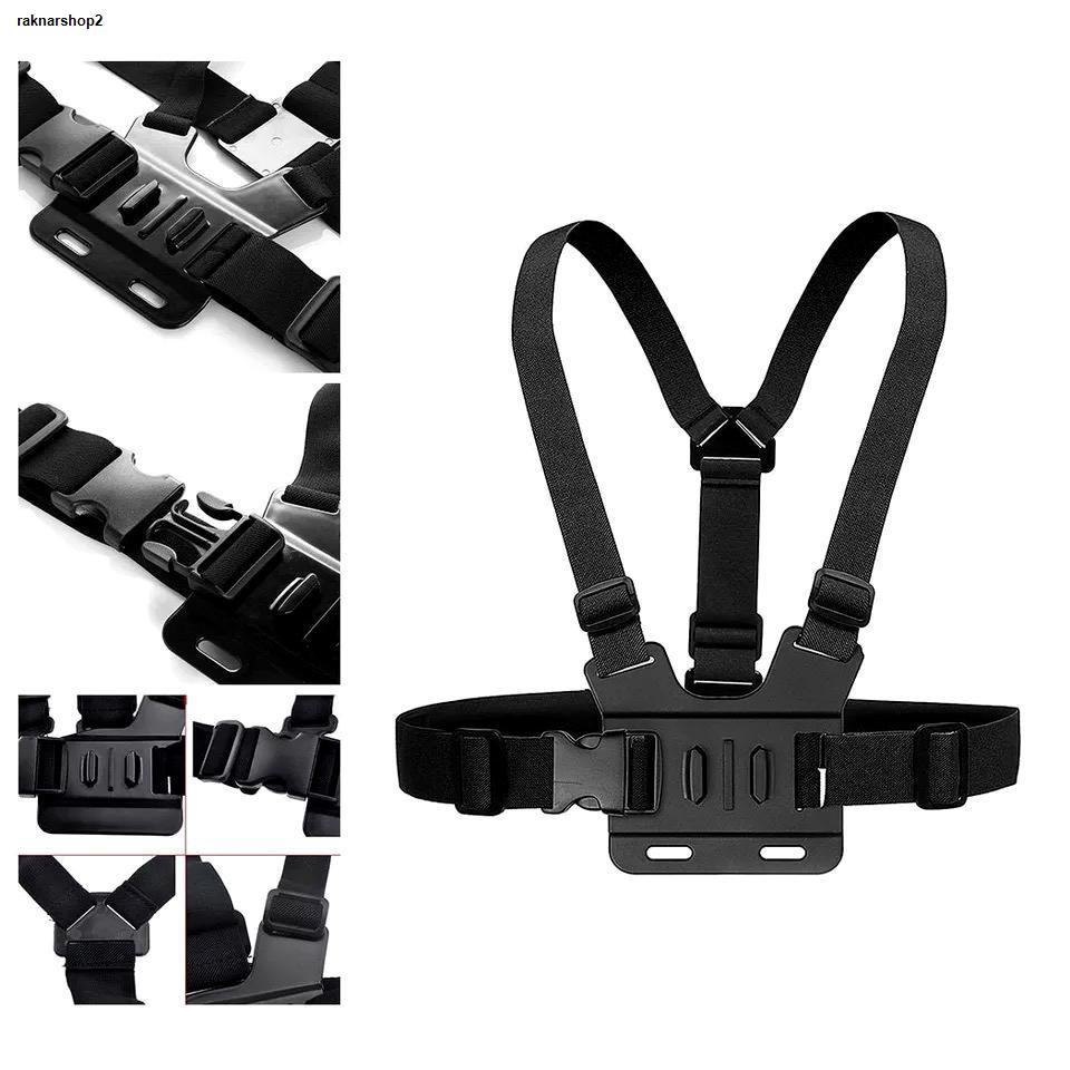 จัดส่งจากประเทศไทยﺴสายคาดอกพร้อมอุปกรณ์ GoPro Chest Strap Belt Body ...