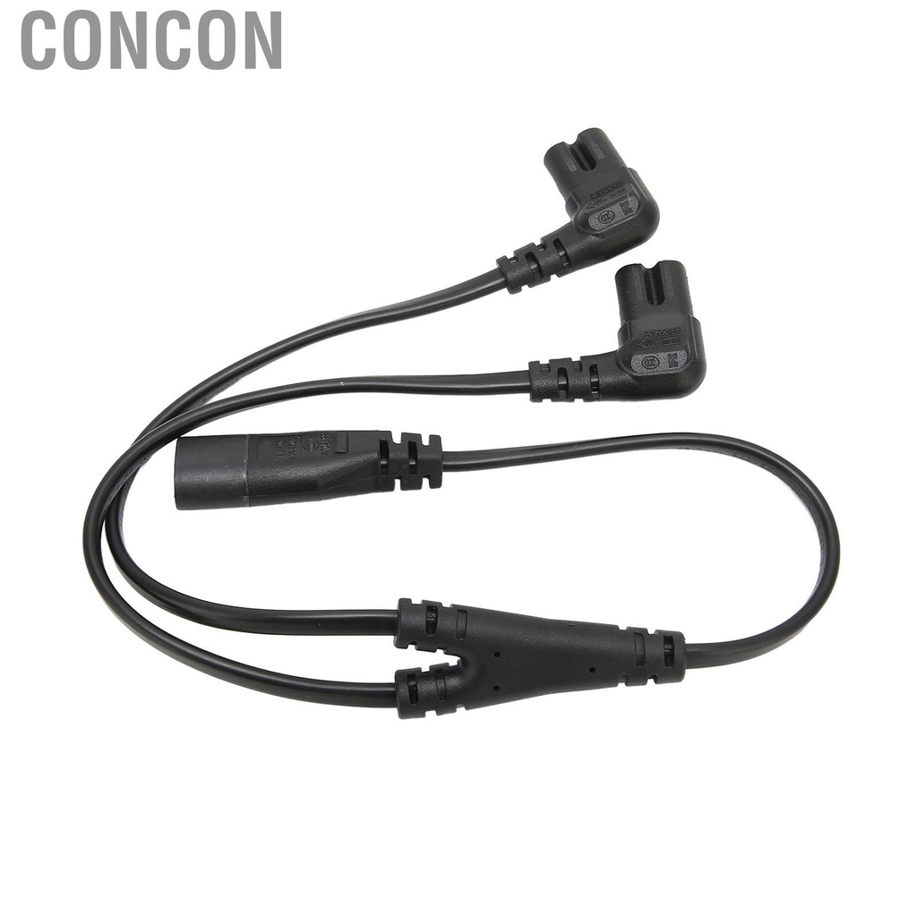 Concon IEC320 C8 To Dual C7 Cord Male Female 1 In 2 Out AC Power ...