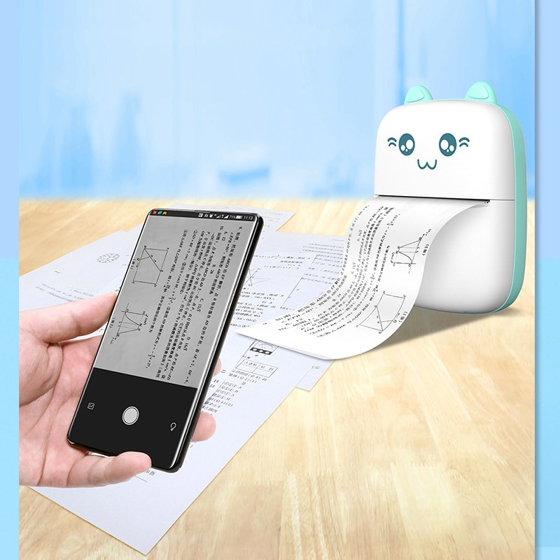 Smart Pocket Printer Mini Bliuetooth Wireless Thermal Printer Study ...