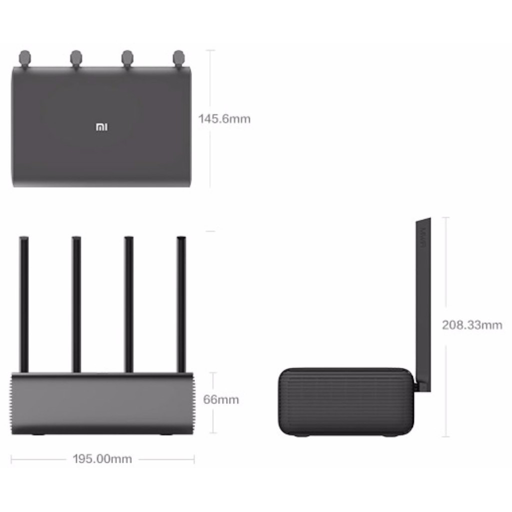 Xiaomi Wifi Router Pro R3P เราท์เตอร์ Mi wifi router pro ac2600 พร้อม ...
