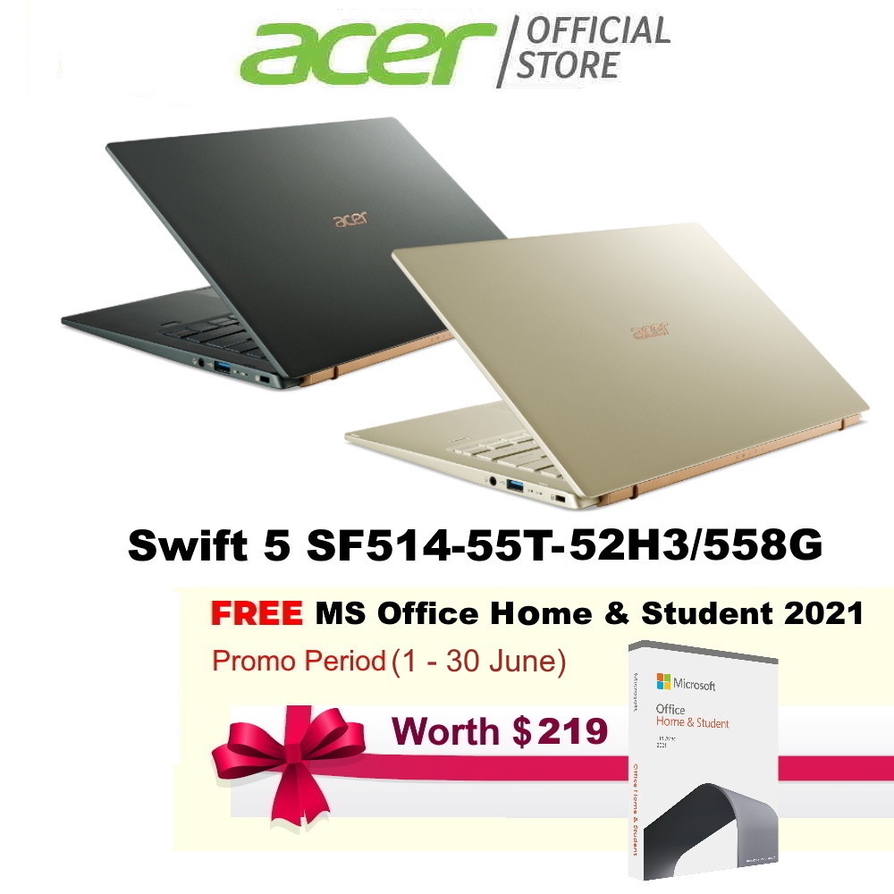 Acer Swift 5 SF514-55T-52H3/558G 14 Inch FHD IPS Touch Screen laptop ...