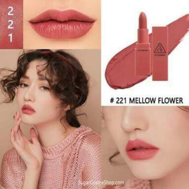 3CE MOOD RECIPE MATTE LIP COLOR # 221 | Shopee Thailand