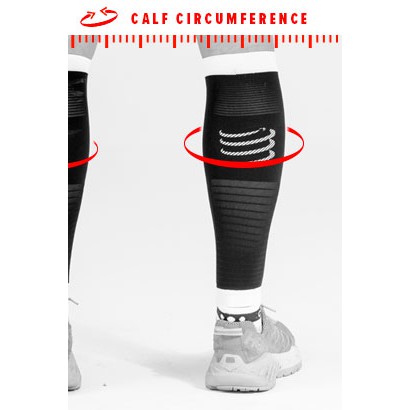 Compressport R2V2 Calf Sleeves White - bananarun - ThaiPick