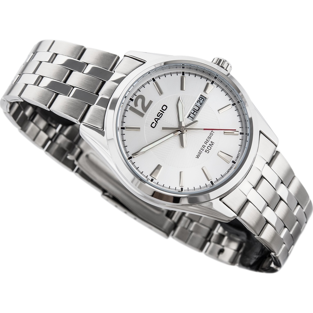 Casio นาฬิกาข้อมือผู้ชาย สายสแตนเลส รุ่น MTP-1335 ของแท้ประกันศูนย์ CMG ...