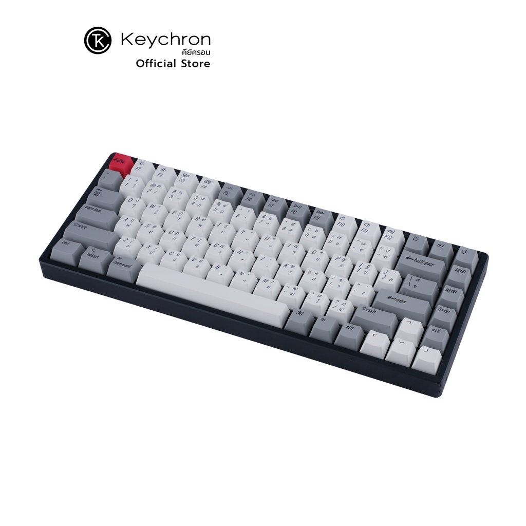 Keychron PBT Retro Keycap Set (italic version) คีย์ภาษาไทย ...