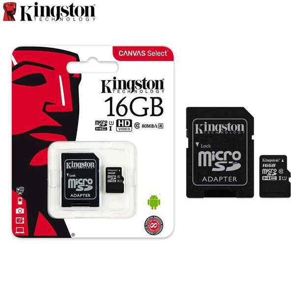 Kingston 16GB MICROSD CARD 80MBs-CLASS-10 (SDCS16GB) - sdmicrocard.th ...