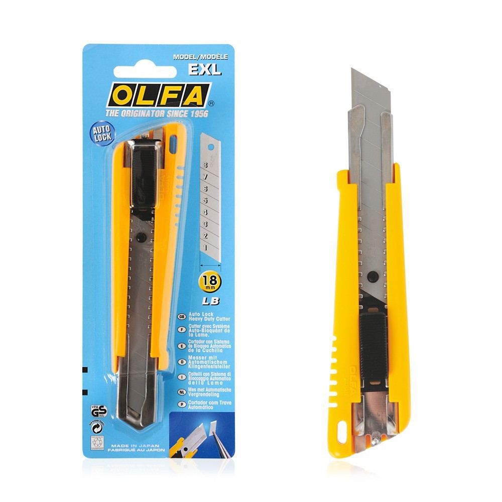มีดคัตเตอร์ OLFA โอฟ่า รุ่น EXL ขนาดกลาง18มม. | Shopee Thailand