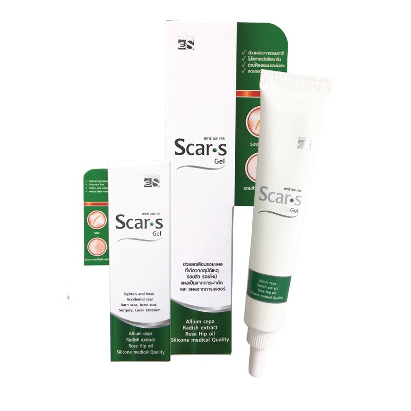 Scar-S-gel เจลรักษาแผลเป็น แผลผ่าตัด แผลคีลอยด์ 7 กรัม และ 20 กรัม ...