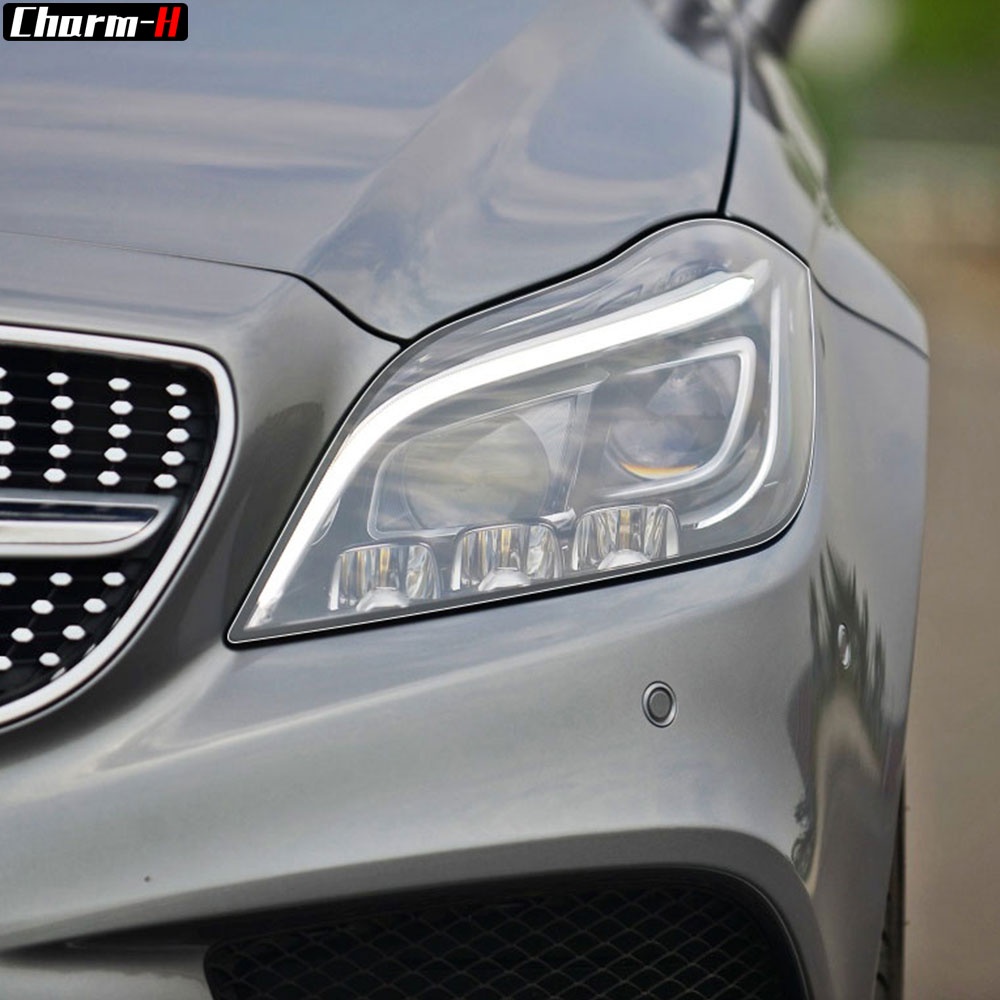 2X Car Headlight Self Healing Protective Film Transparent TPU Decal ...