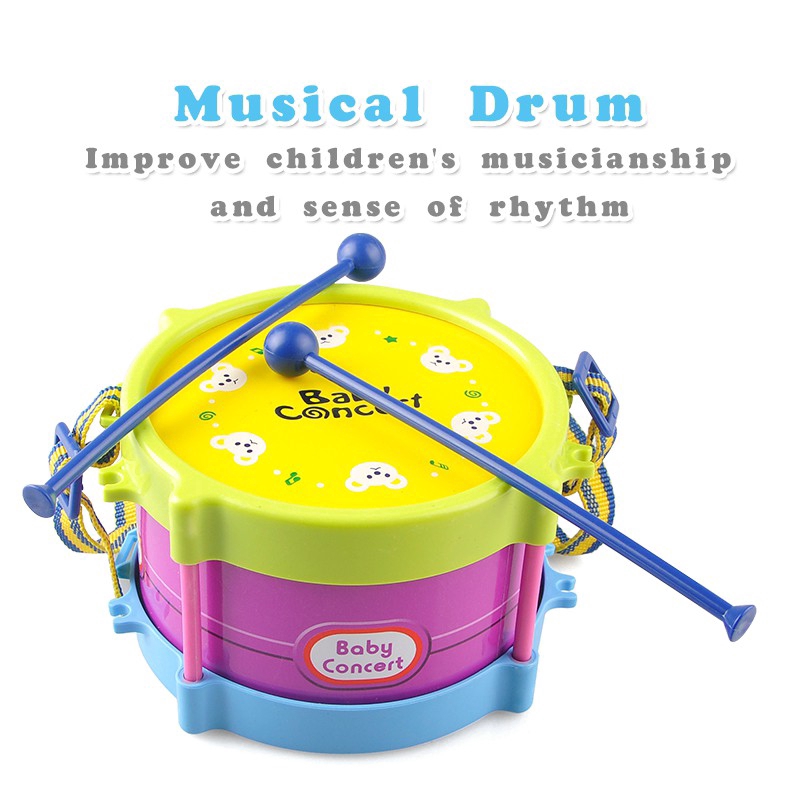 Baby Cartoon Rattle Drum Infant Kids Musical Toys Set Newborn Boys ...