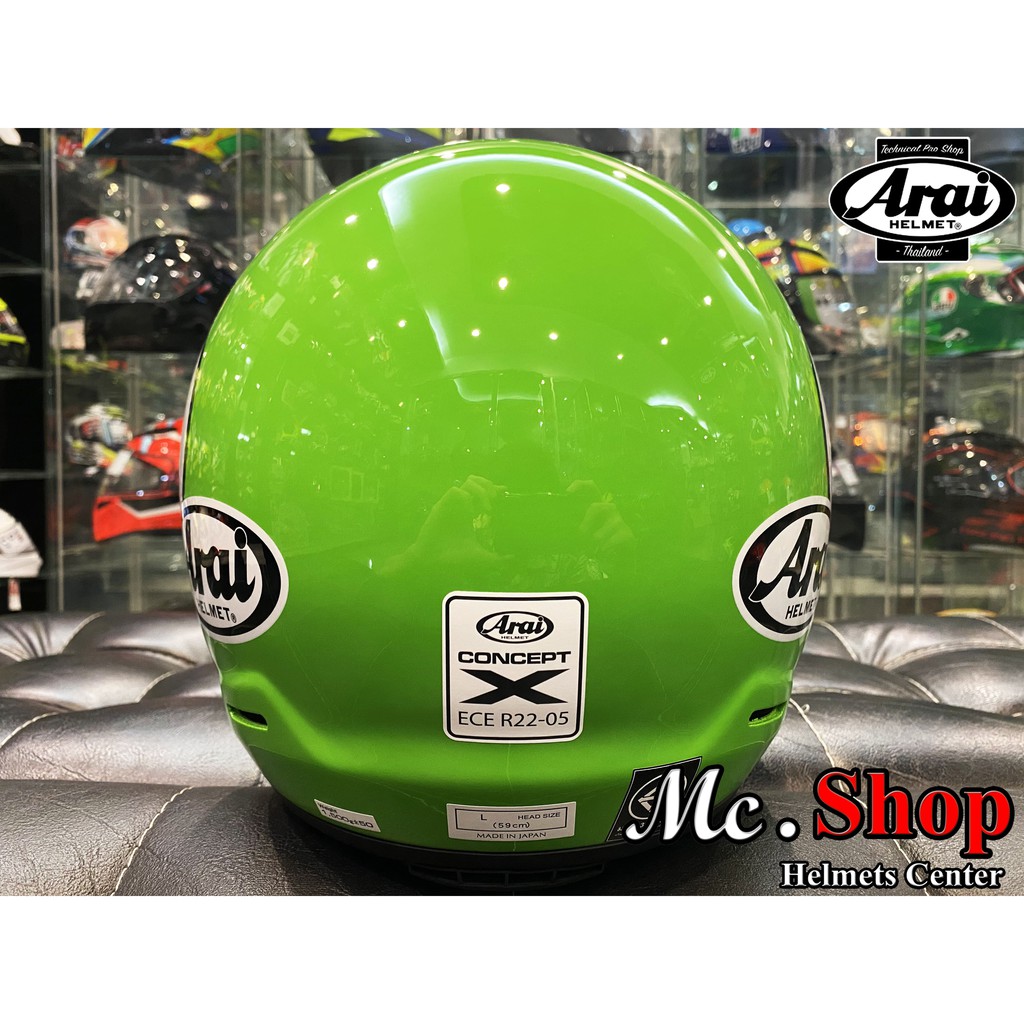หมวกกันน็อค ARAI CONCEPT-X HA GREEN - maxax2 - ThaiPick