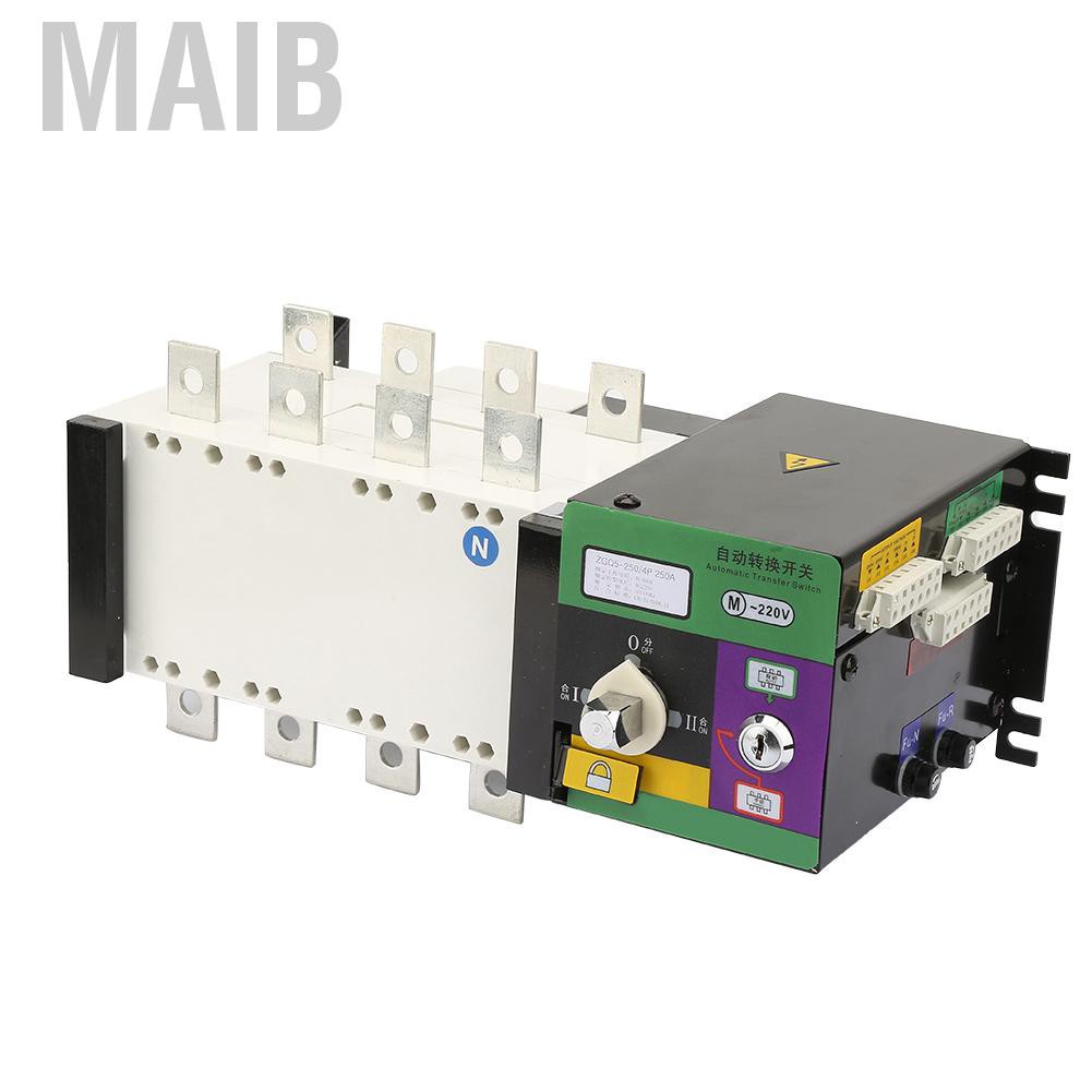 Maib Gq5-250 / 4P 250A สวิทช์ถ่ายโอนแบบ Dual Hq - maib.th - ThaiPick