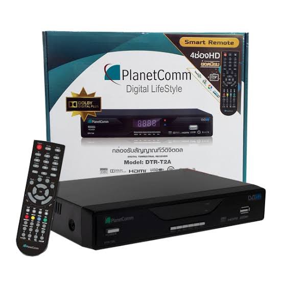 ชุดเสาอากาศทีวีดิจิตอล PlanetComm รุ่น Ring + กล่อง PlanetComm Dolby พร้อมสาย RG6 ยาว 10m ...