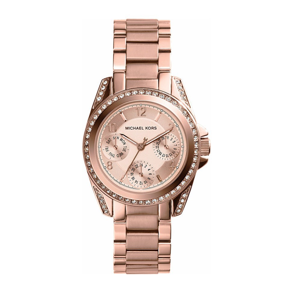 Michael Kors MK5613 Blair Multi-Function Rose Gold-tone Ladies Watch ...