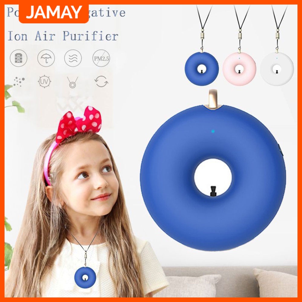 JAMAY Y13 เครื่องฟอกอากาศ แบบพกพา สร้อยคอ ขนาดเล็ก สุขภาพ สวมใส่ได้ ...