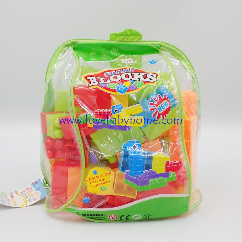 à¹€à¸¥à¹‚à¸ à¹‰à¸ à¸£à¸°à¹€à¸›à¹‹à¸² Funny Blocks à¸ªà¸µà¹€à¸‚à¸µà¸¢à ...