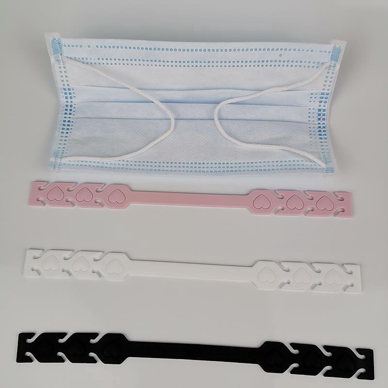 3 Length Adjustment Silicone Mask Ear Snap Hooks Mask Ear Hook Snap ...