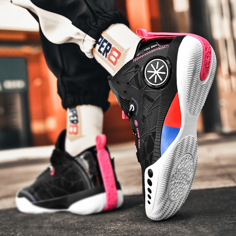 Mens Basketball Shoes Breathable Men Sports Shoes High Quality Black ...