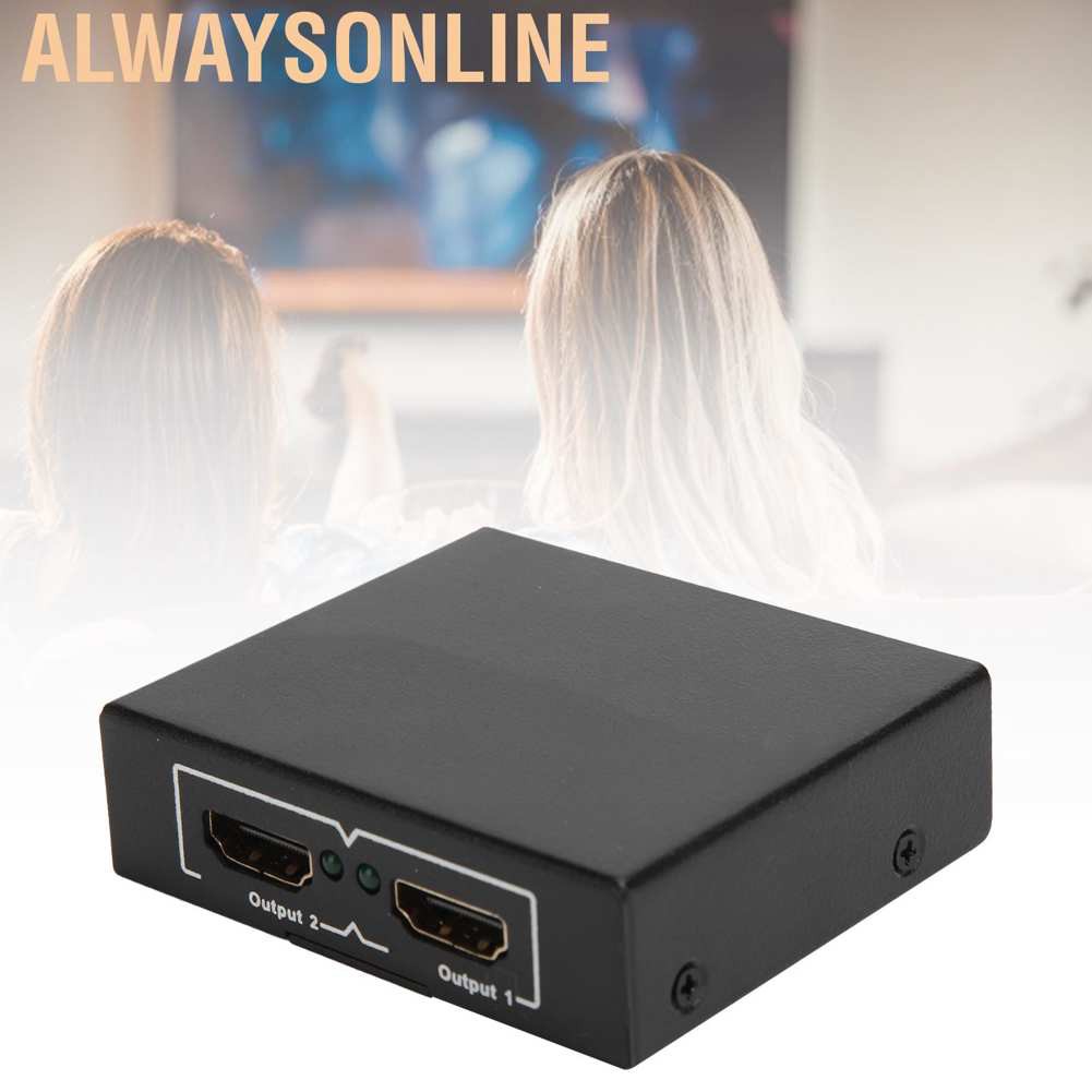 Alwaysonline High Definition Multimedia Interface Splitter 2.0 4K 60Hz ...