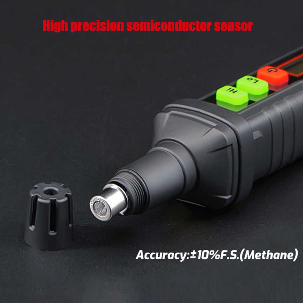 Natural Gas Detector Pen Type Leak Detector Combustible Gas Meter ...