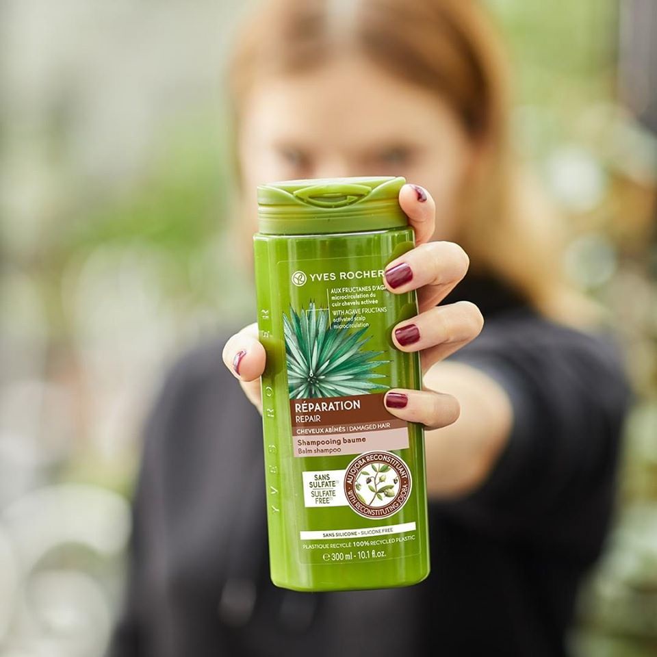 Yves Rocher BHC V2 Reparation Balm Shampoo 300ml Condtioner 200ml ...