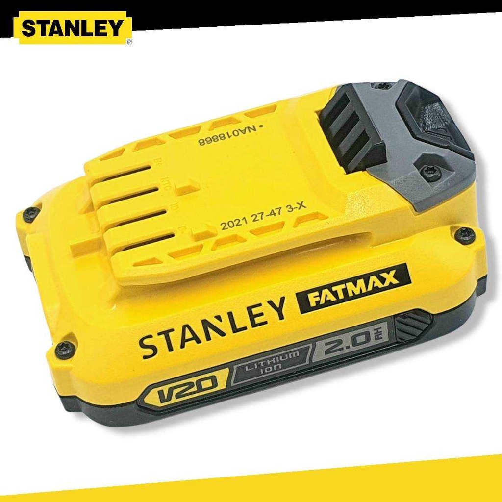 STANLEY FATMAX แบตเตอรี่ 20V 2.0Ah รุ่น SB202 รับประกันศูนย์ 1 ปี ...