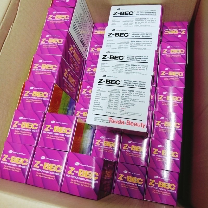 Z--Bec 60 Tablets ขนาด 60 เม็ด วิตามินรวม บำรุงร่างกาย มีสินค้า พร้อม ...
