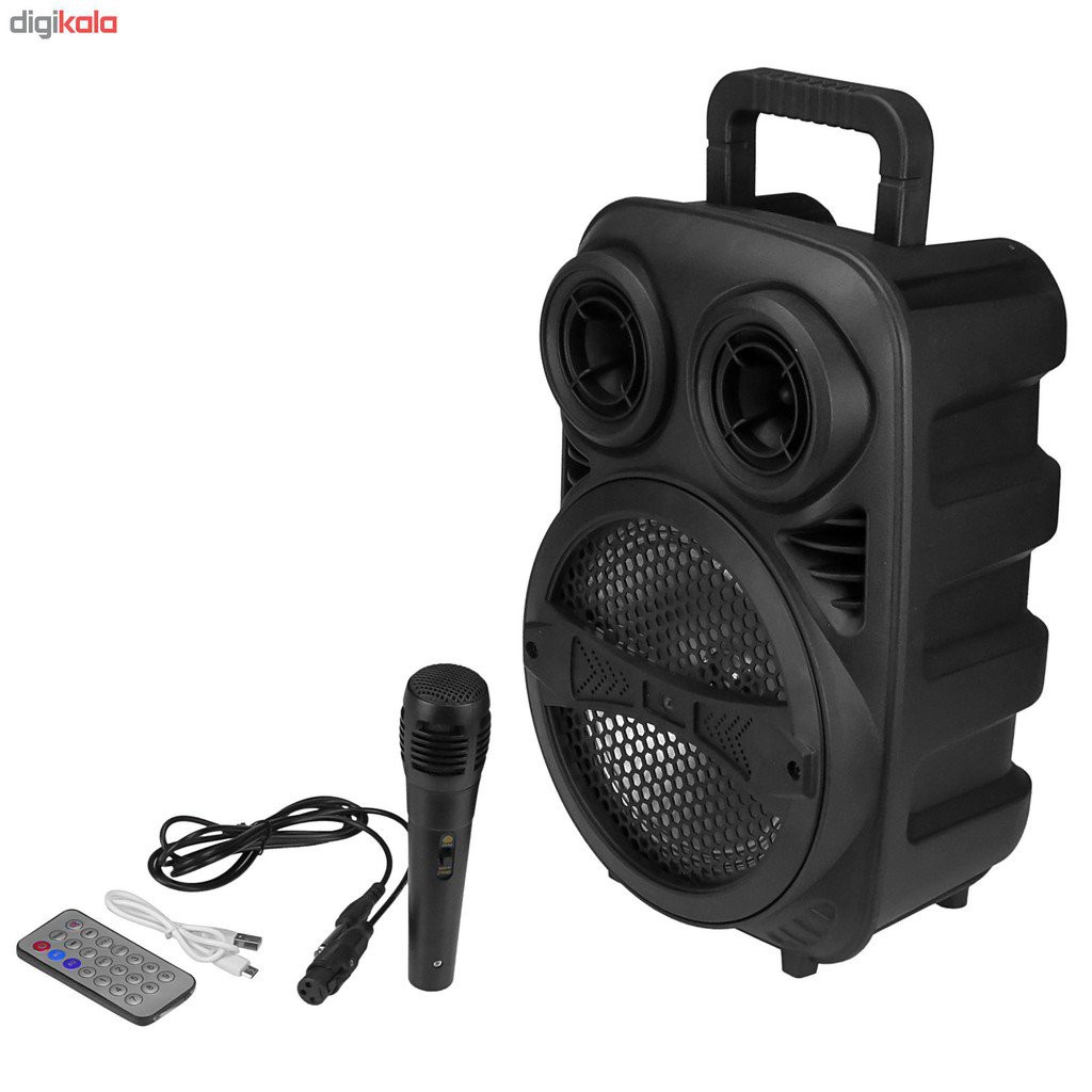 SP-8001 ลำโพงบลูทูธช่วยสอน ขนาด 8 นิ้ว มีหูหิ้ว รีโมทพร้อมไมค์โครโฟน และสามารถปรับ Echo ได้ ...