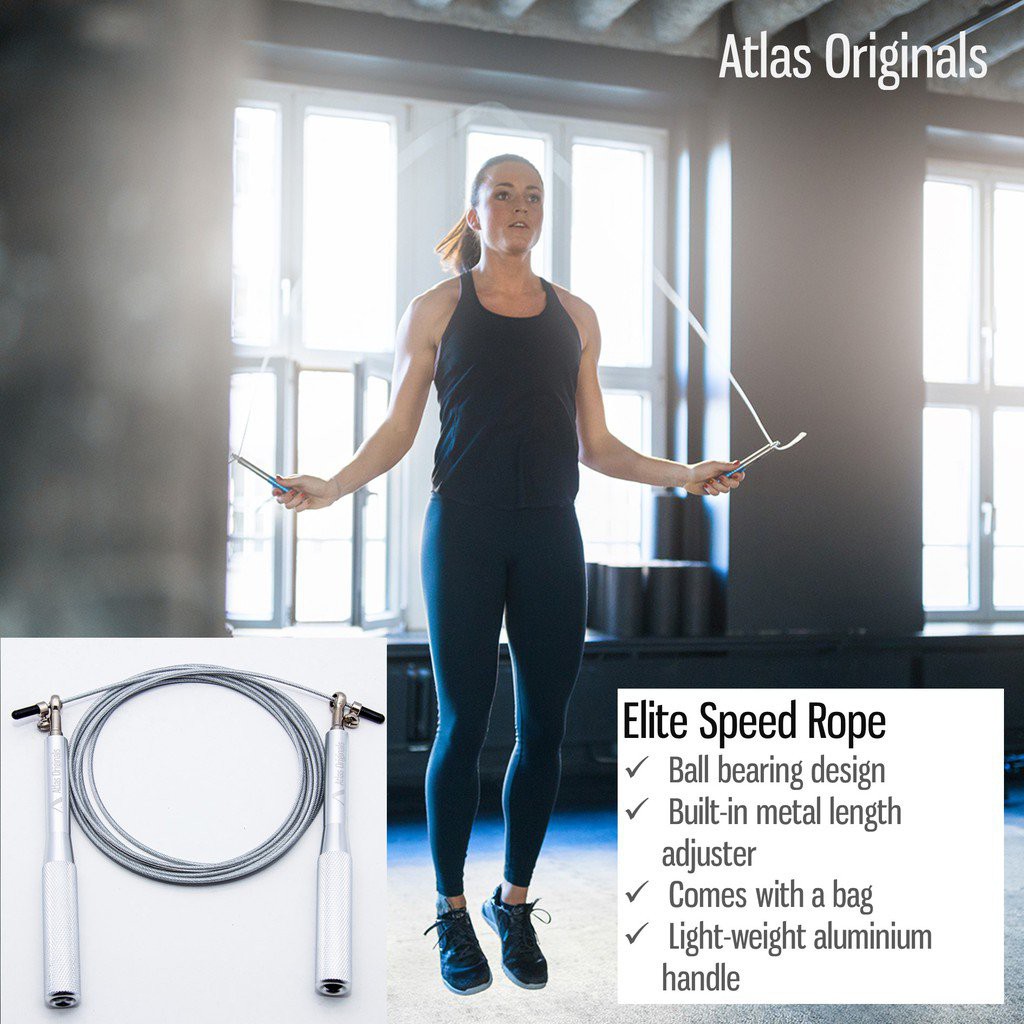 1oaH Atlas Originals Elite Speed Rope (Skipping / Jumping Rope ...