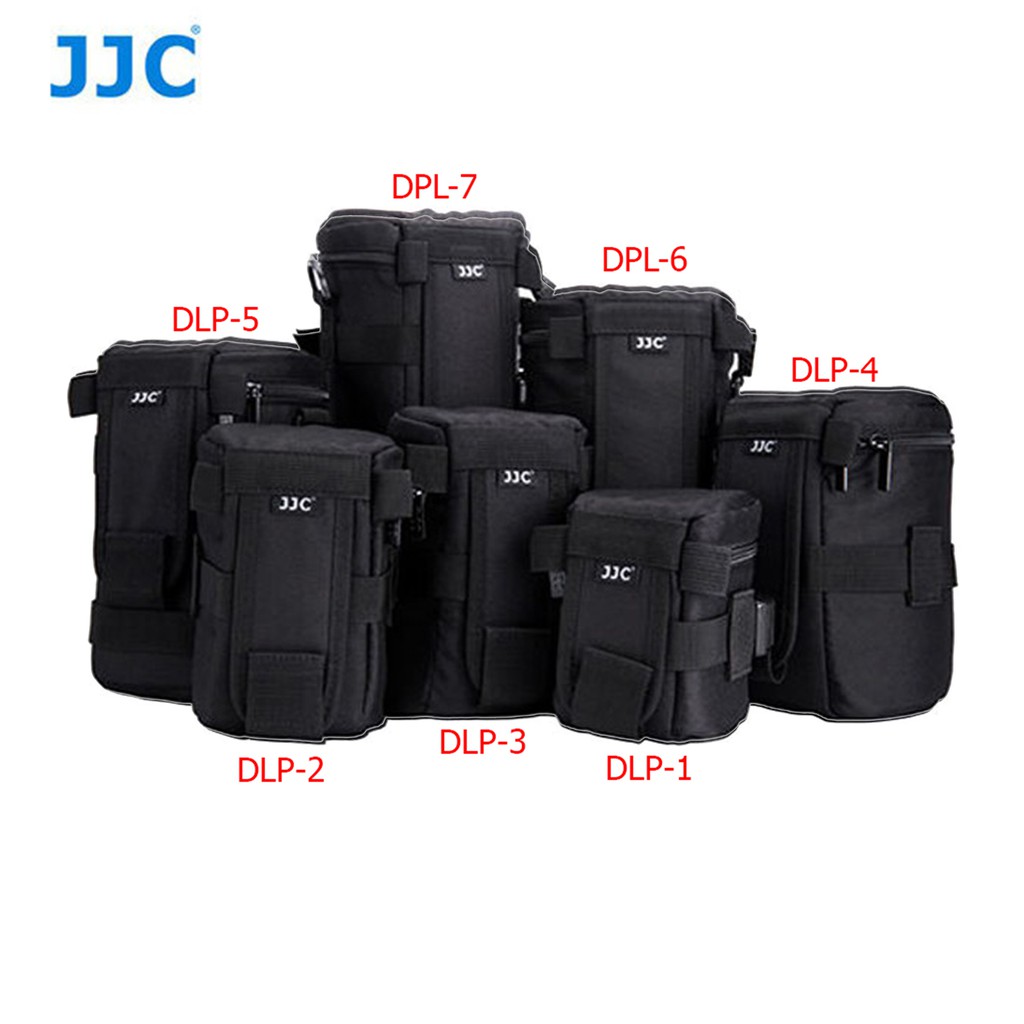 JJC DLP DLP-1 Deluxe Water-Resistant Lens Pouch Lens Bag Bag Lens ...