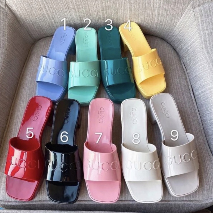 GUCCI Made in Italy Ladies Rubber Slippers - muafhmzxmu - ThaiPick