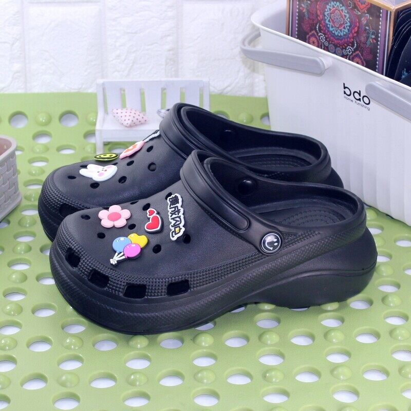 NDDshop รองเท้าแตะทรางคร็อกส์ รองเท้าแตะแบบสวมหัวโตงานแฟชั่นเก๋ดีมี ...