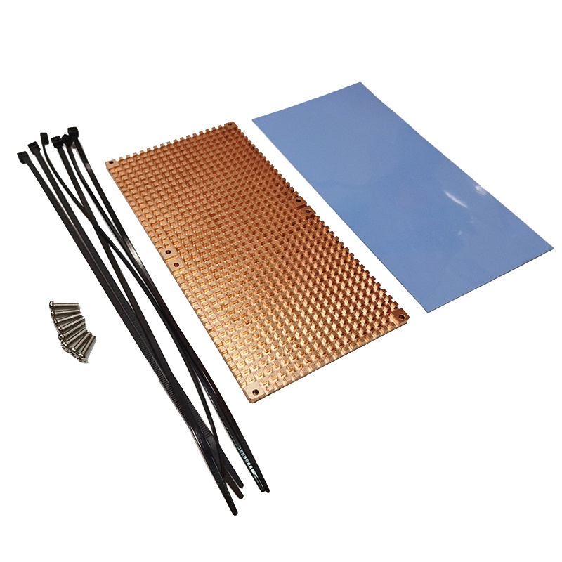 Pure Copper Full Cover GPU Backplate Panel Cooling Back Plate Heat Sink ...