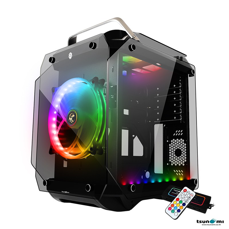 Tsunami ATX Case (NP) Gorilla RGB (Black) - adviceit_officialshop ...